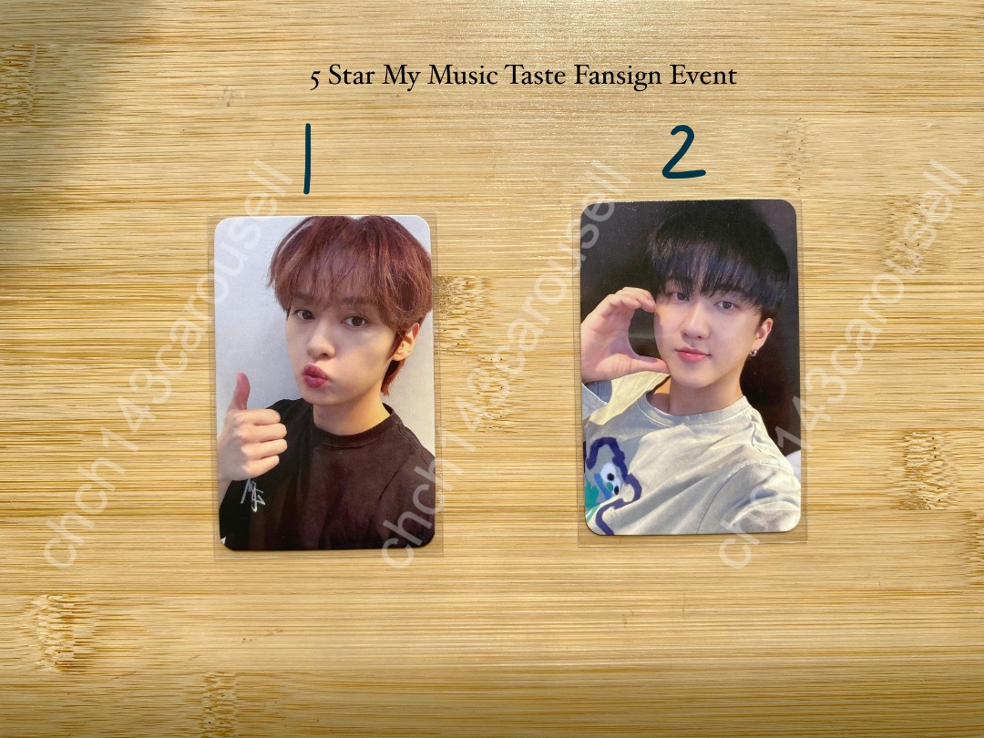 Stray Kids 5 Star Album My Music Taste (MMT) Fansign Event PC, Lee Know, Changbin, Hobbies ...