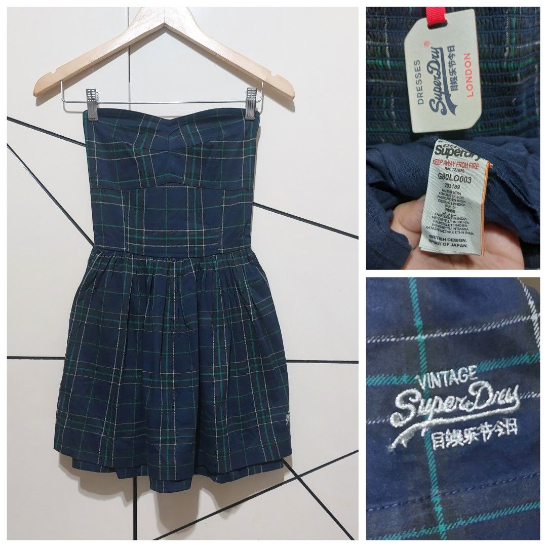 Superdry vintage plaid dress, Women's Fashion, Dresses & Sets, Dresses ...