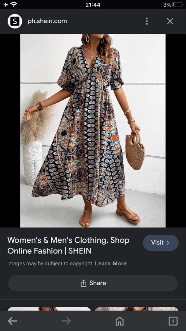 Symmetric print, Women's Fashion, Dresses & Sets, Dresses on Carousell