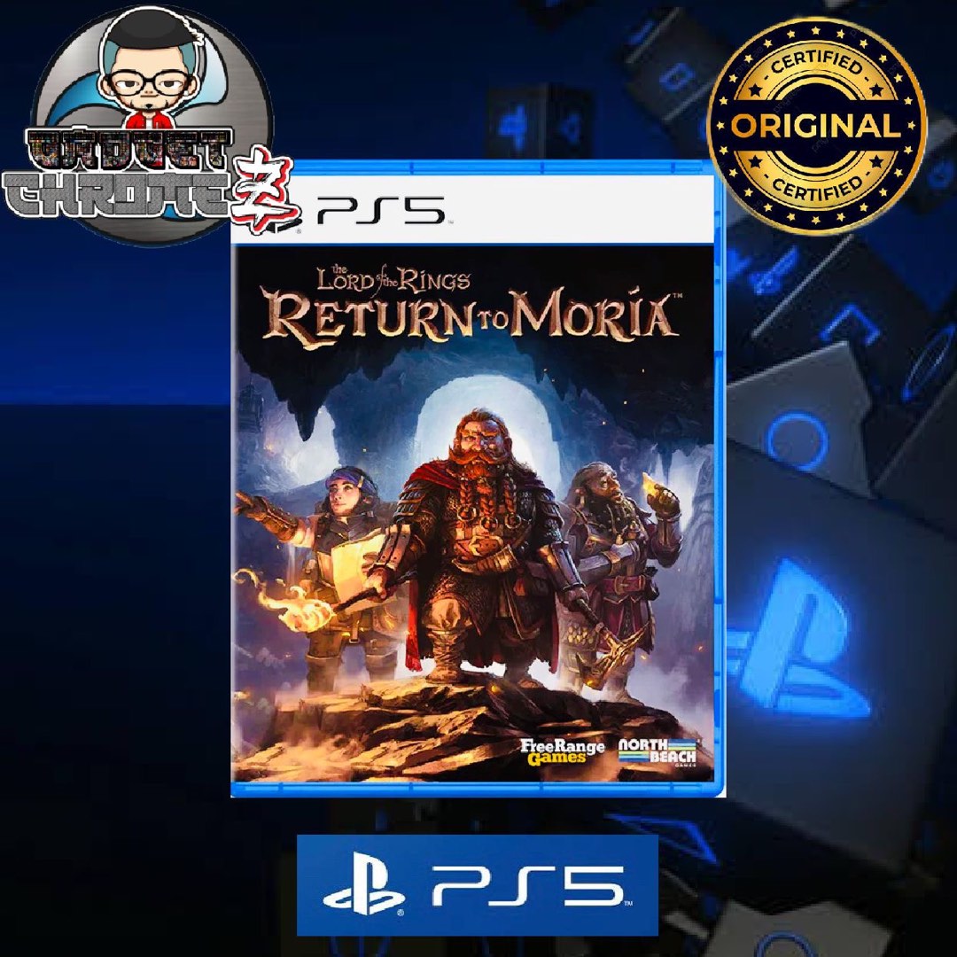 The Lord Of The Rings Return To Moria | PS5 Game | BRANDNEW, Video ...