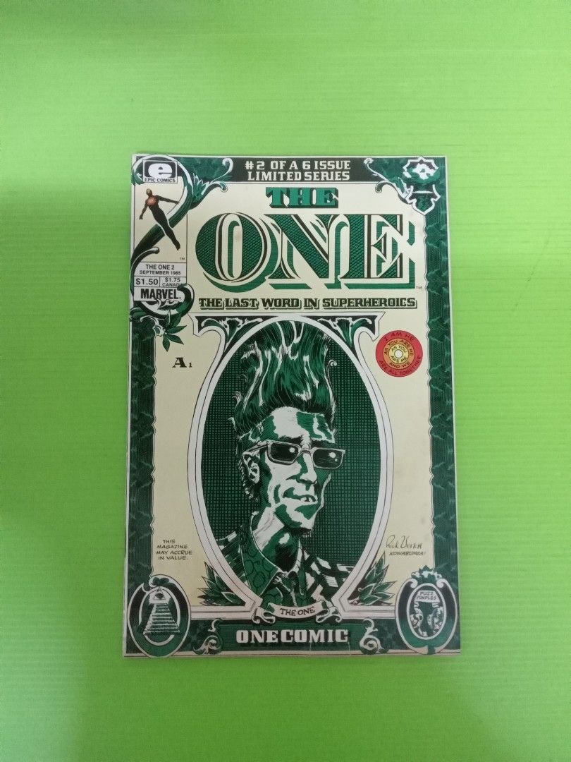 The One #2 ( Rick Veitch - Cover Art ) Epic Comics, BRONZE Age, Hobbies ...