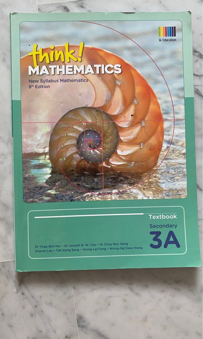 Think! Mathematics textbook 3A & 3B (Olevel), Hobbies & Toys, Books ...