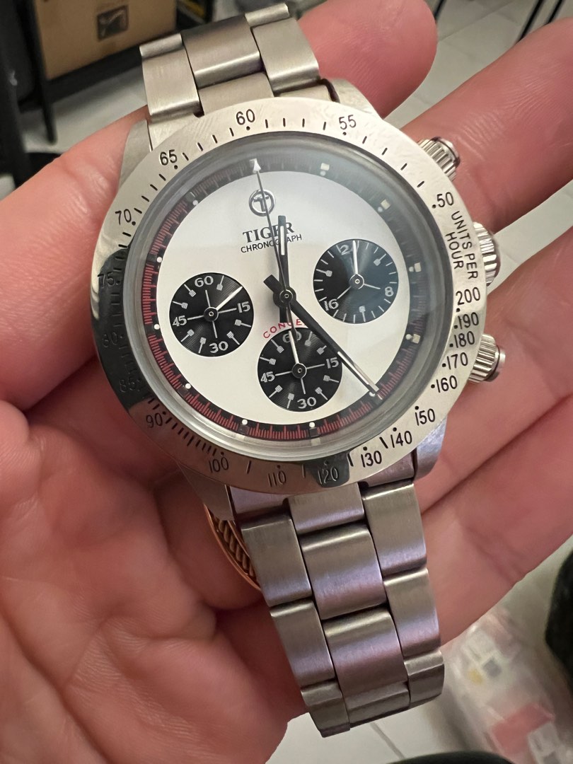 Tiger Concept Paul Newman Daytona homage, Luxury, Watches on Carousell
