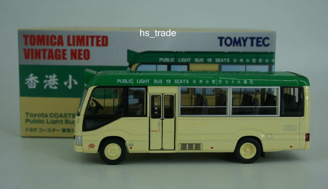 Tomytec Tomica Limited Vintage Neo Hong Kong Exclusive 香港限定 新界小巴 Toyota Coaster Public Light Bus ...