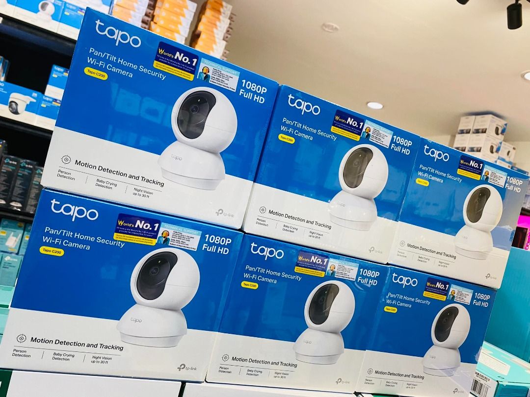 TP-Link Tapo C200 360° 1080P Pan/Tilt Home Security Wi-Fi Camera | WiFi ...