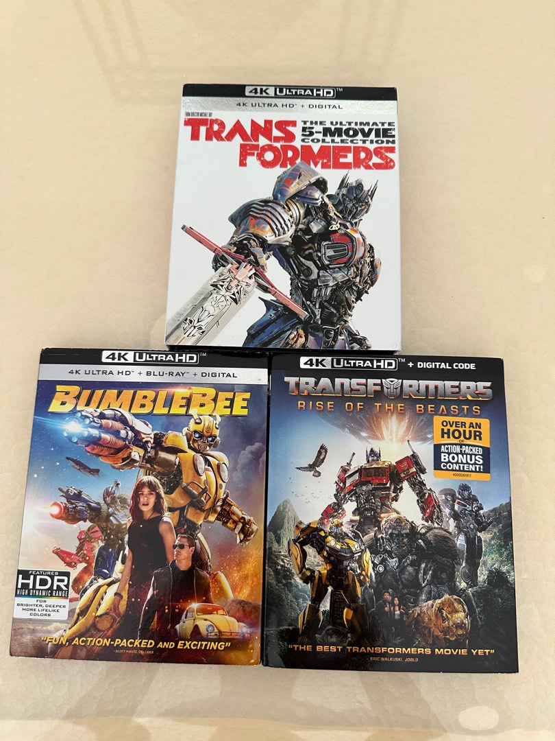 Transformers Collection (4K Ultra HD), Hobbies & Toys, Music & Media ...
