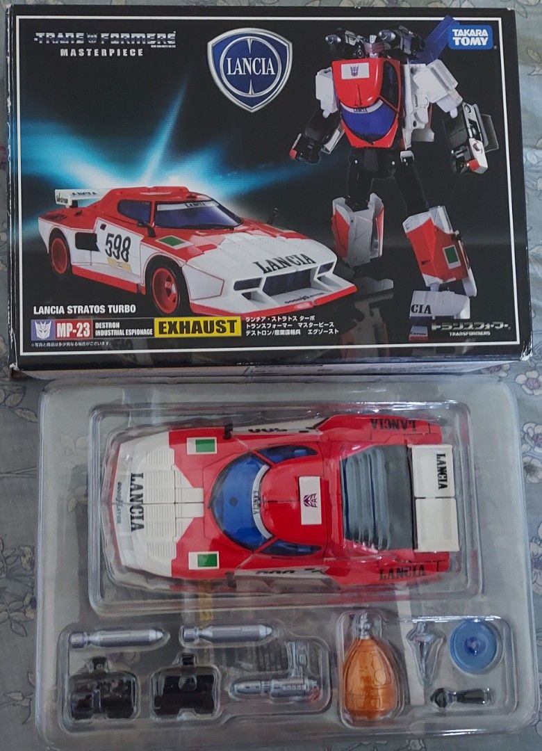 Transformers Masterpiece MP-23 Exhaust/Wheeljack Lancia Stratos ...