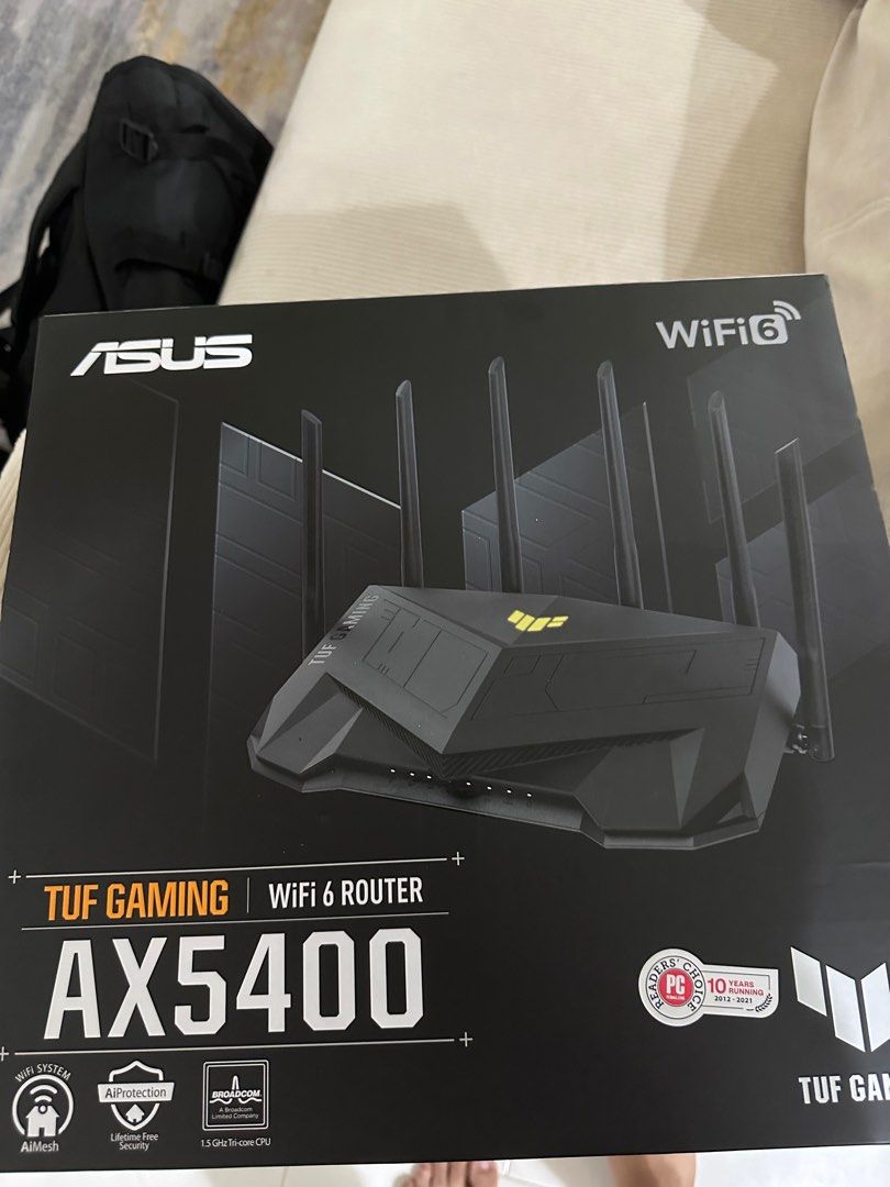 TUF ASUS AX5400 router, Computers & Tech, Parts & Accessories ...