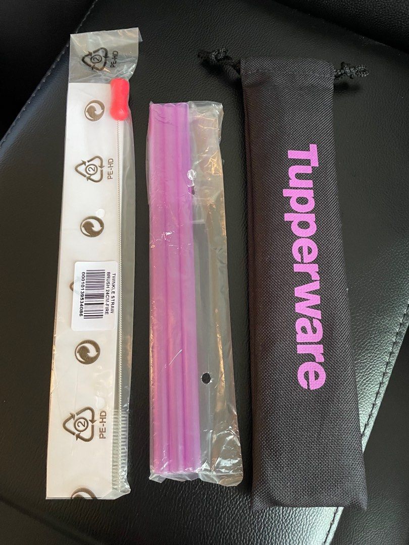 Tupperware Go Eco Straw and Brush Set, Everything Else on Carousell