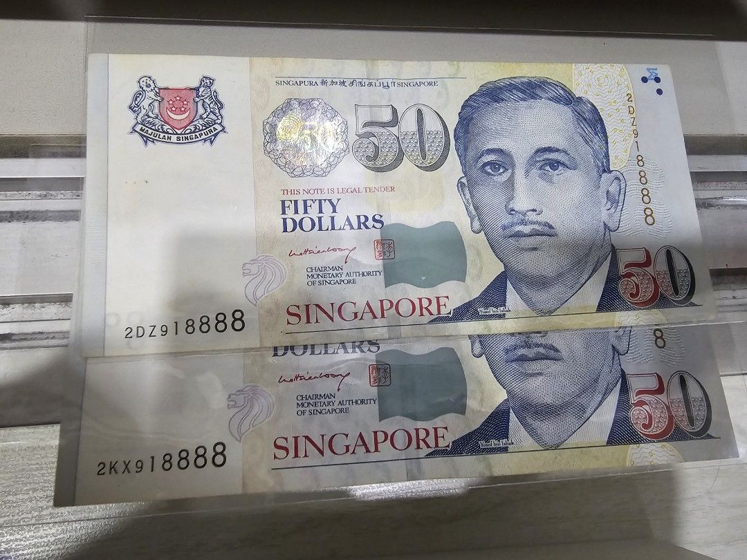 Two identical fancy number $50 notes, Hobbies & Toys, Memorabilia ...
