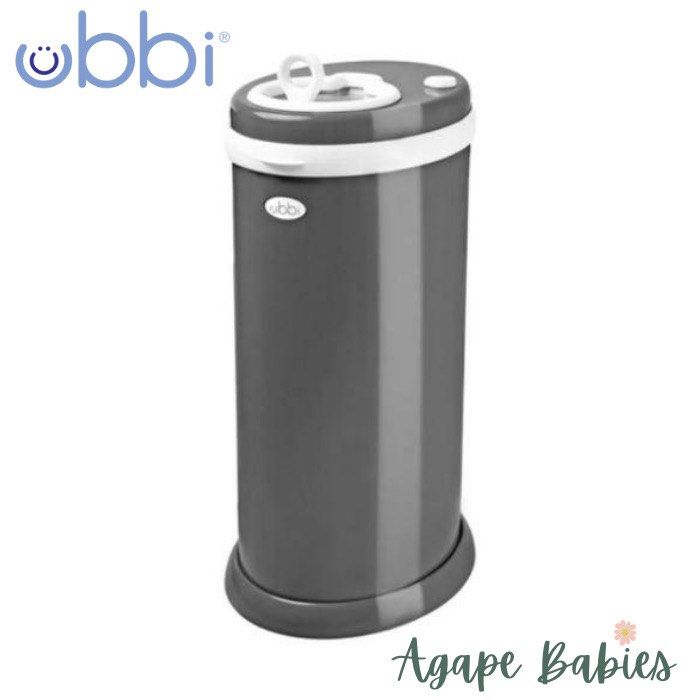Ubbi Diaper Bin in dark grey, Babies & Kids, Baby Nursery & Kids ...