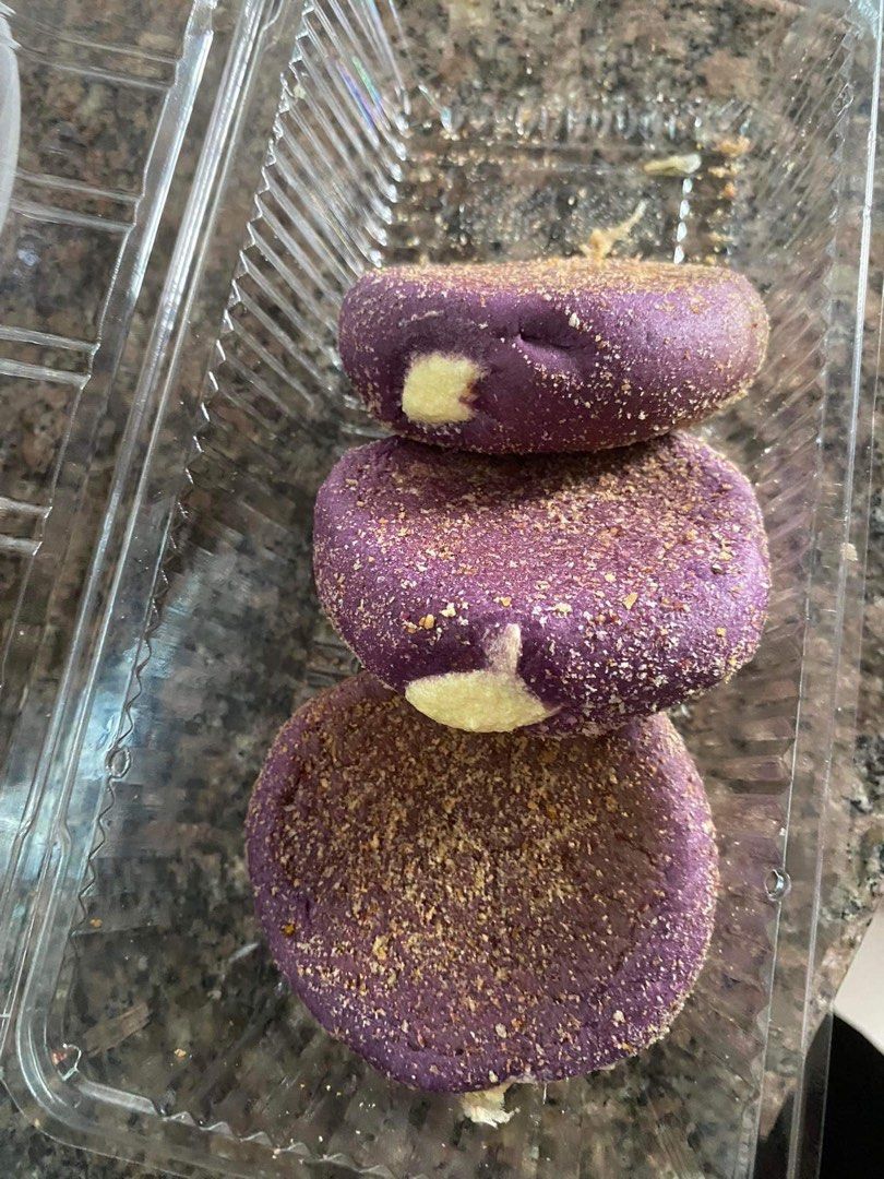 Ube Cream cheese pan desal, Food & Drinks, Homemade Bakes on Carousell