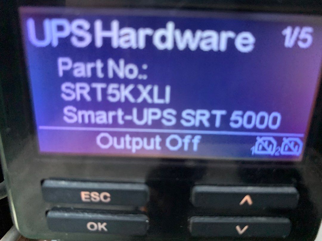 APC Smart UPS SRT 5KVA, Computers & Tech, Office & Business Technology ...