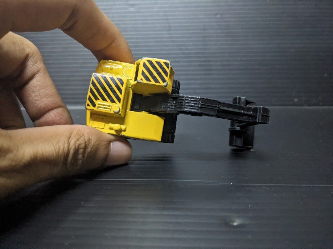 Vintage 1980 Matchbox Yellow Excavator Diecast Loose Made in Thailand ...