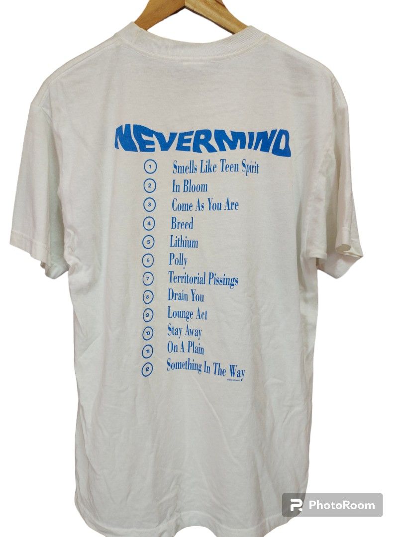 Vintage nirvana nevermind, Men's Fashion, Tops & Sets, Tshirts & Polo Shirts on Carousell