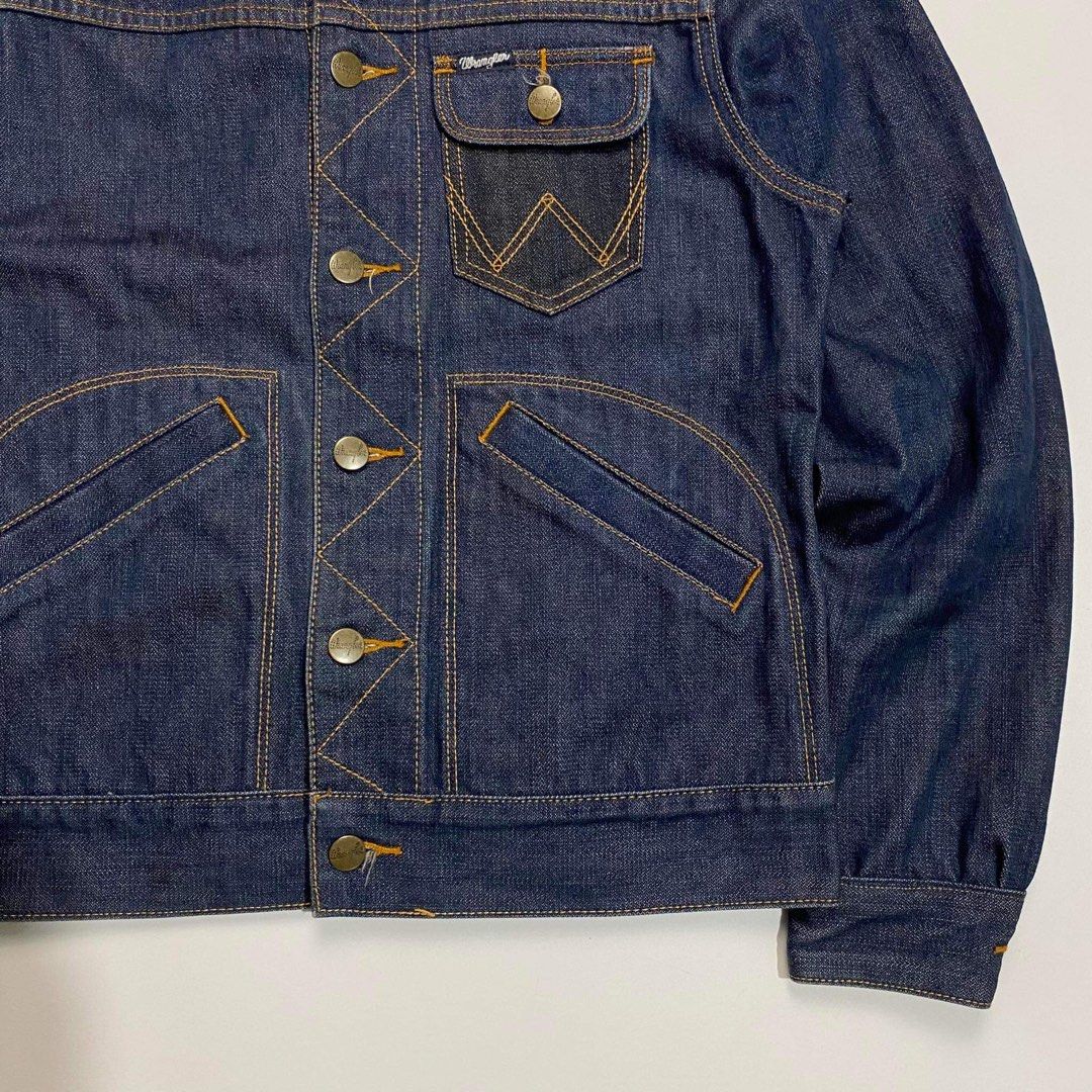 Vintage Wrangler 1947 Chain Stitched Western Style Trucker Jacket ...