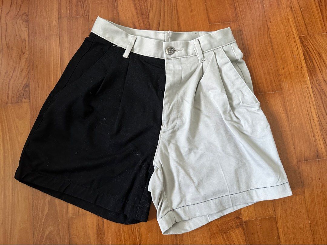 VINTAGEWEEKEND two tone shorts, Women's Fashion, Bottoms, Shorts on ...