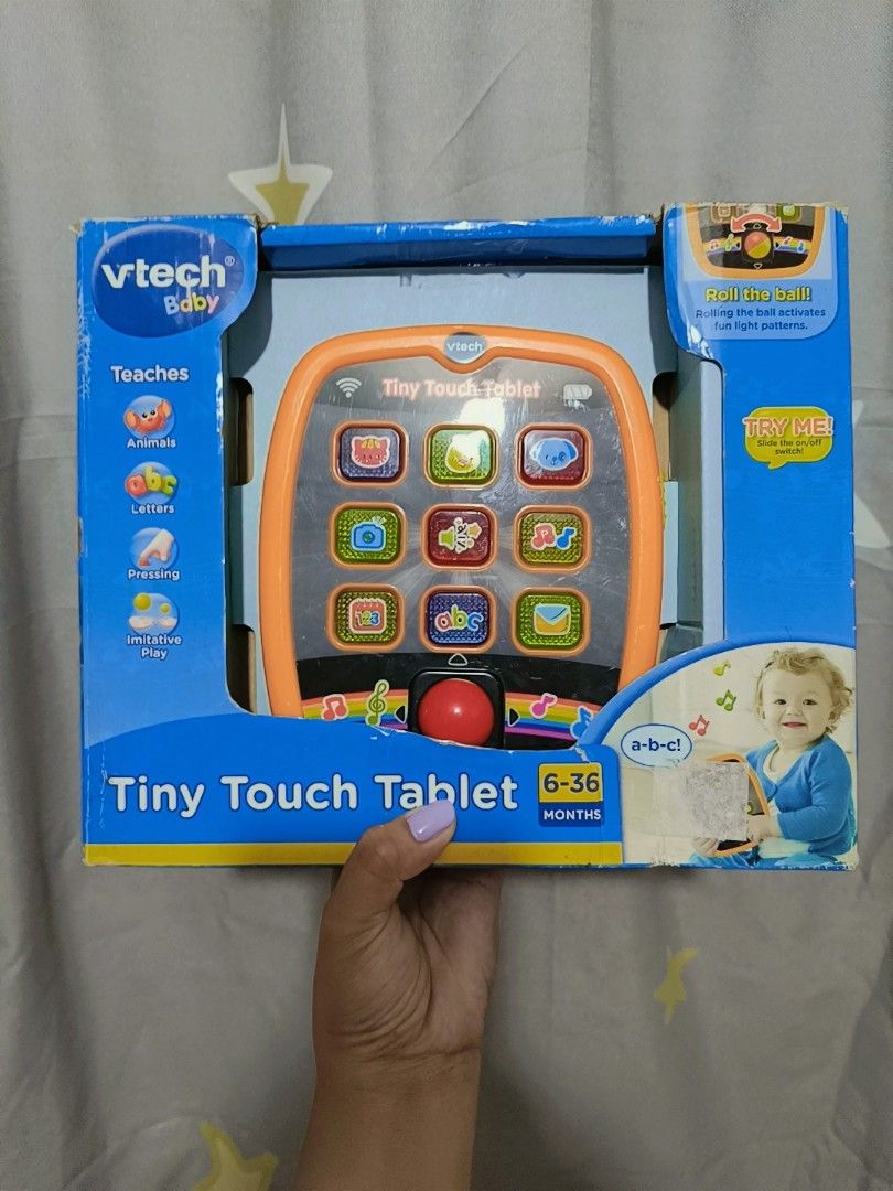 Vtech Tiny Touch Tablet, Hobbies & Toys, Toys & Games on Carousell