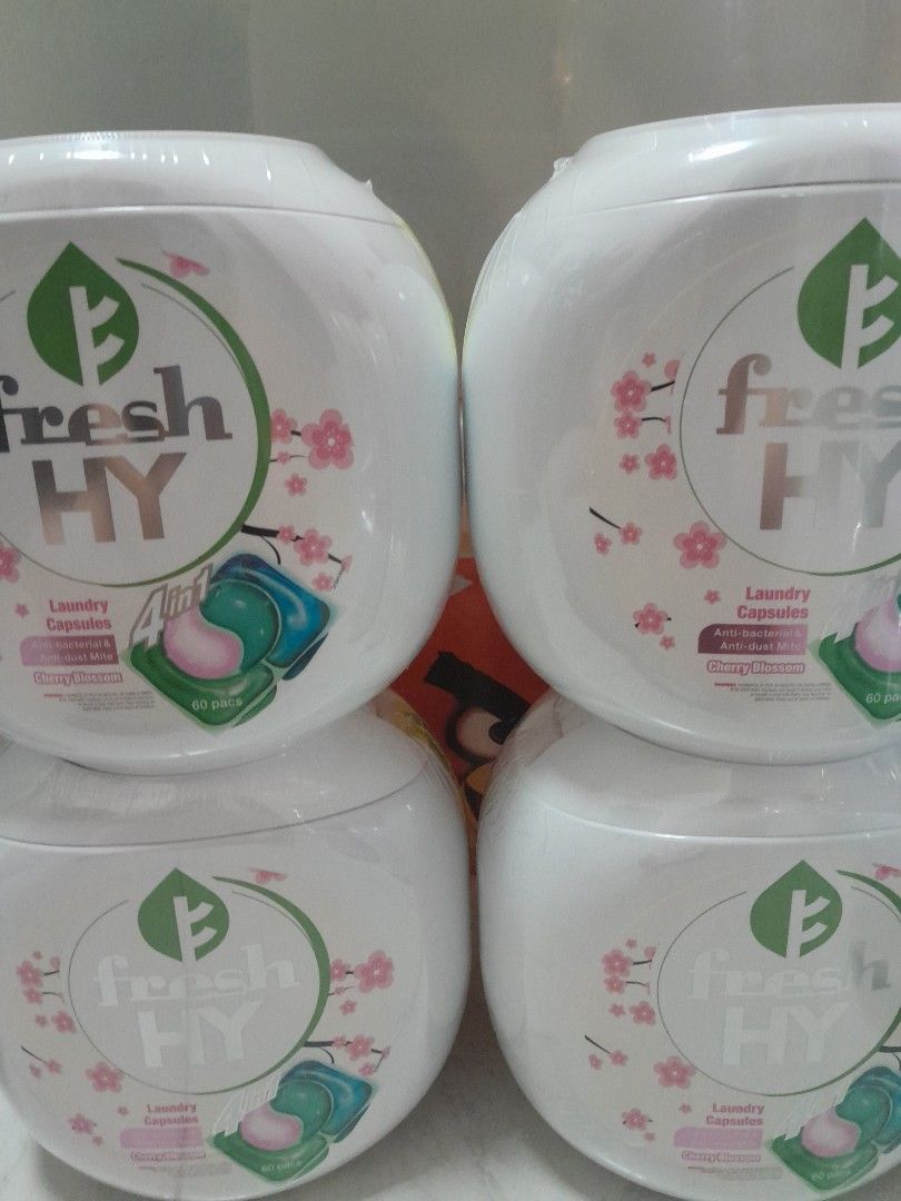Walch Fresh HY Laundry Capsules 4in1 Anti-bacterial, Furniture & Home ...
