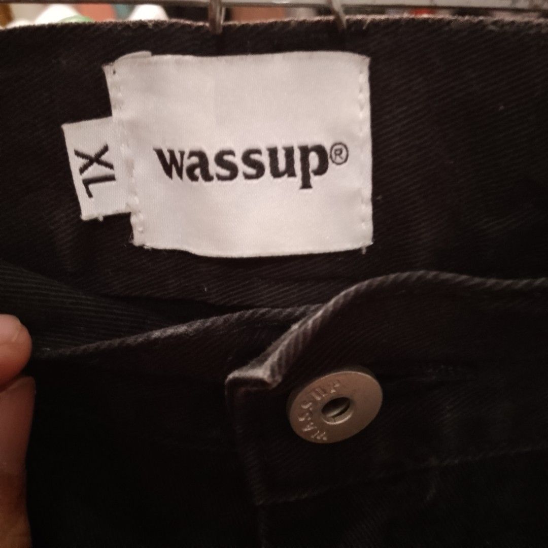 Wassup baggy pants, Men's Fashion, Bottoms, Jeans on Carousell