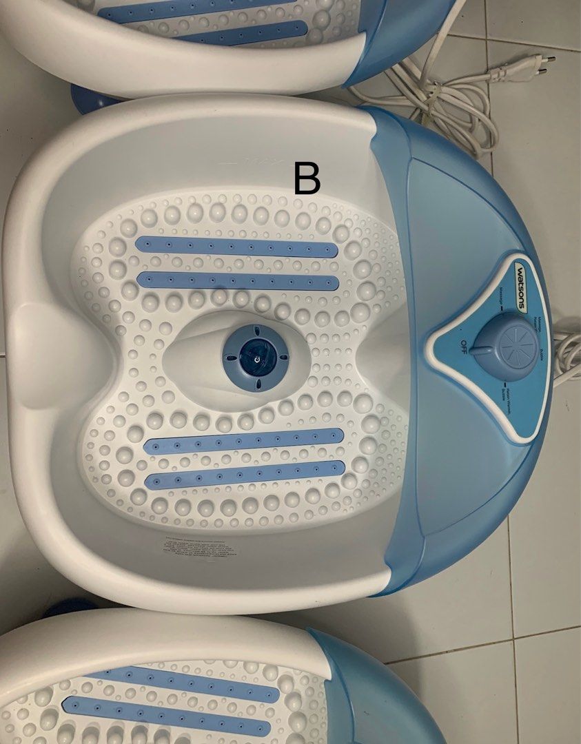 Watsons Bubble Foot Spa Massager, 3 units for sale, Beauty & Personal ...