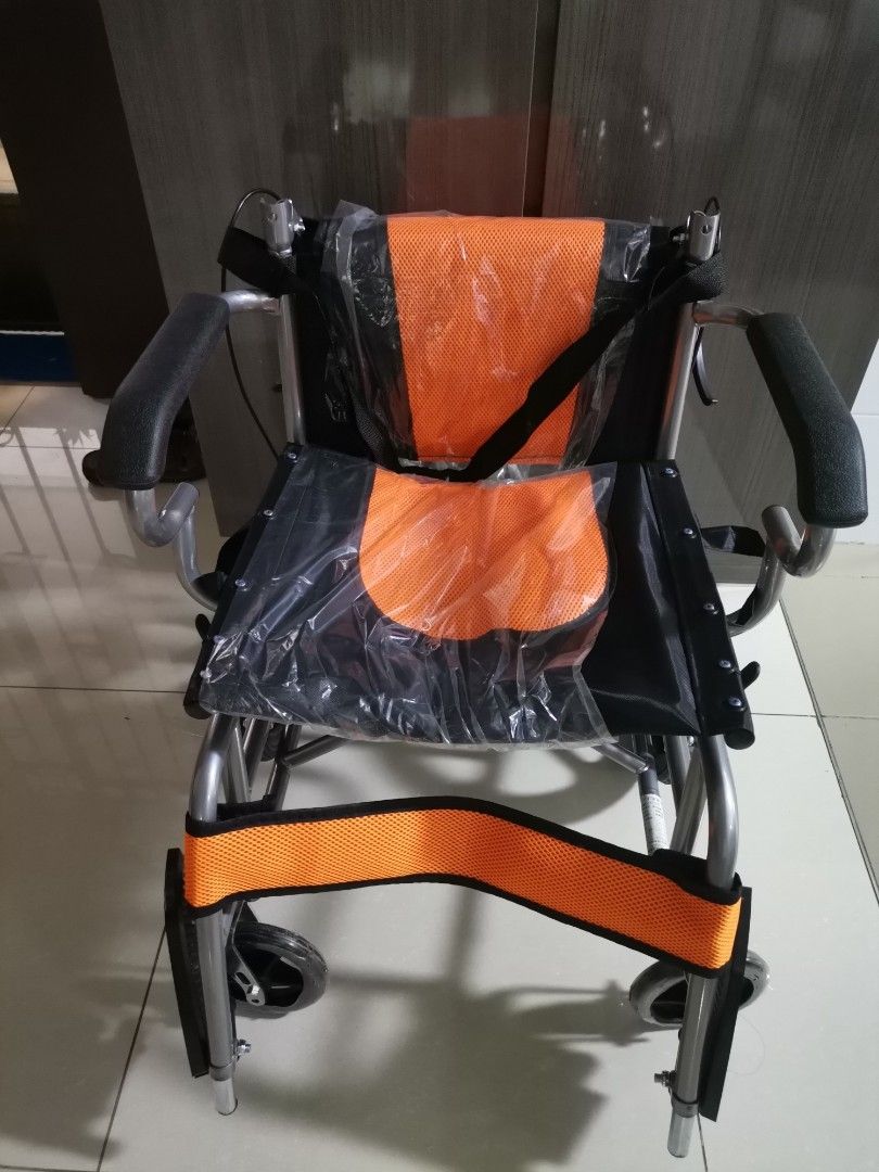 Wheelchair pushchair -Foldable Portable, for Elderly, Disabled ...