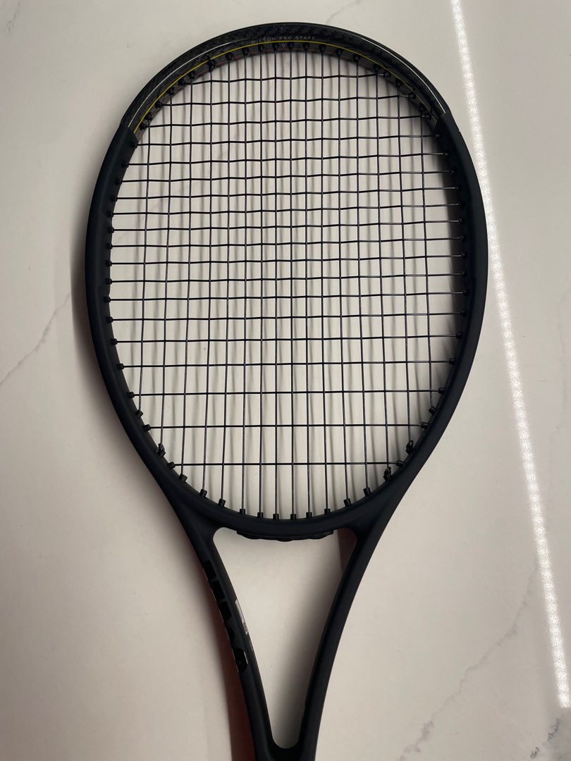 Wilson Pro Staff 97 v13 tennis racket, Sports Equipment, Sports & Games ...