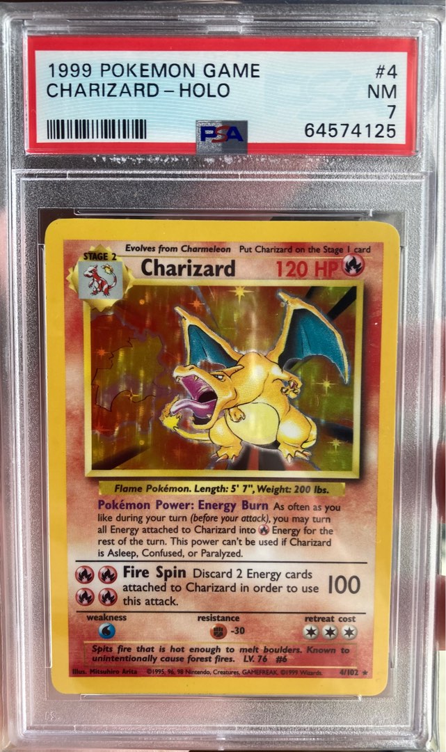 WTS Charizard Base Set PSA 7, Hobbies & Toys, Memorabilia ...