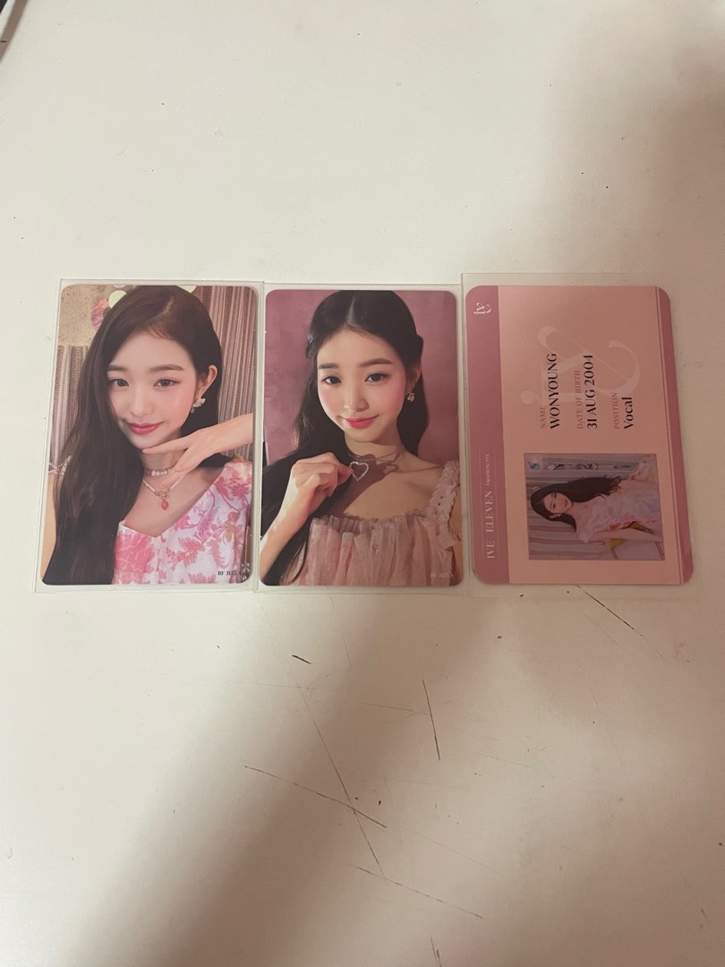 [WTS] ive izone wonyoung eleven japan pc set yujin gaeul rei liz leeseo love dive afterlike ...