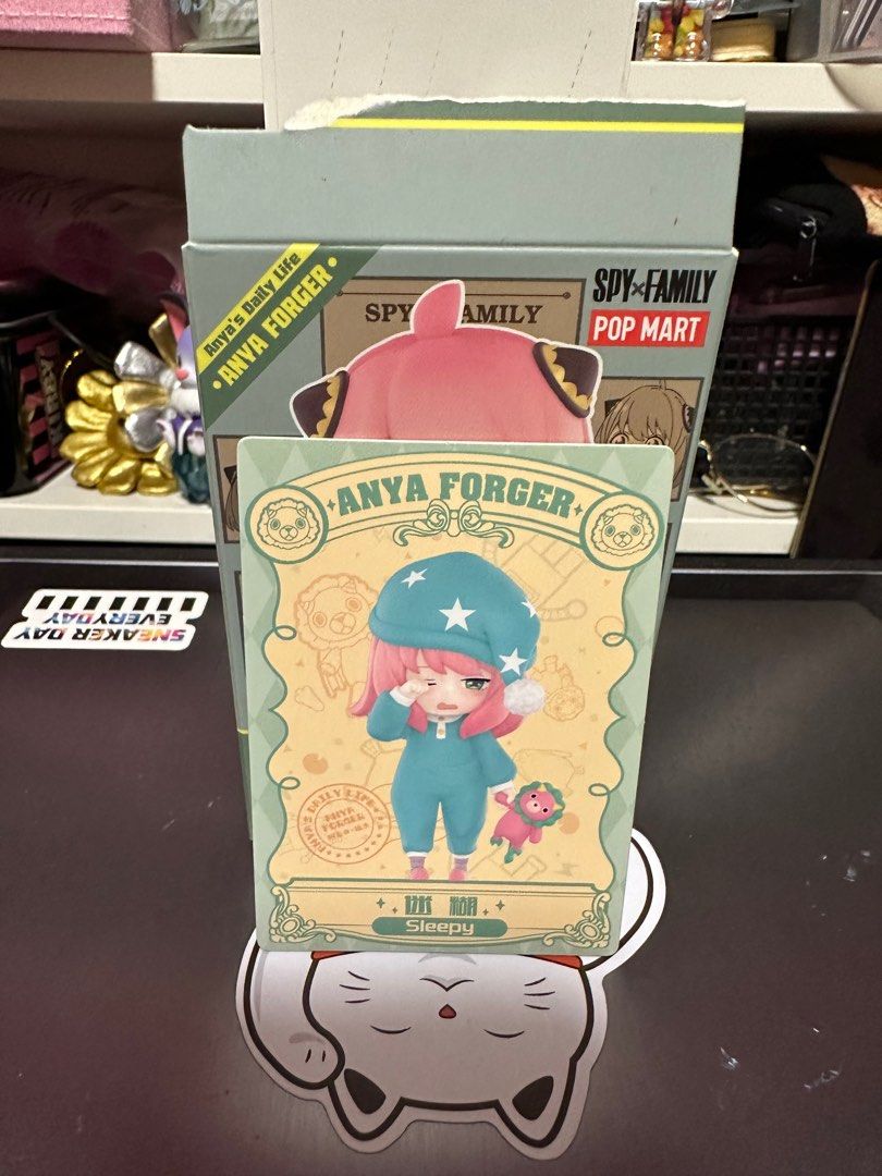WTS Popmart Spy x Family Anya Forger - Sleepy, Shock, Hobbies & Toys ...