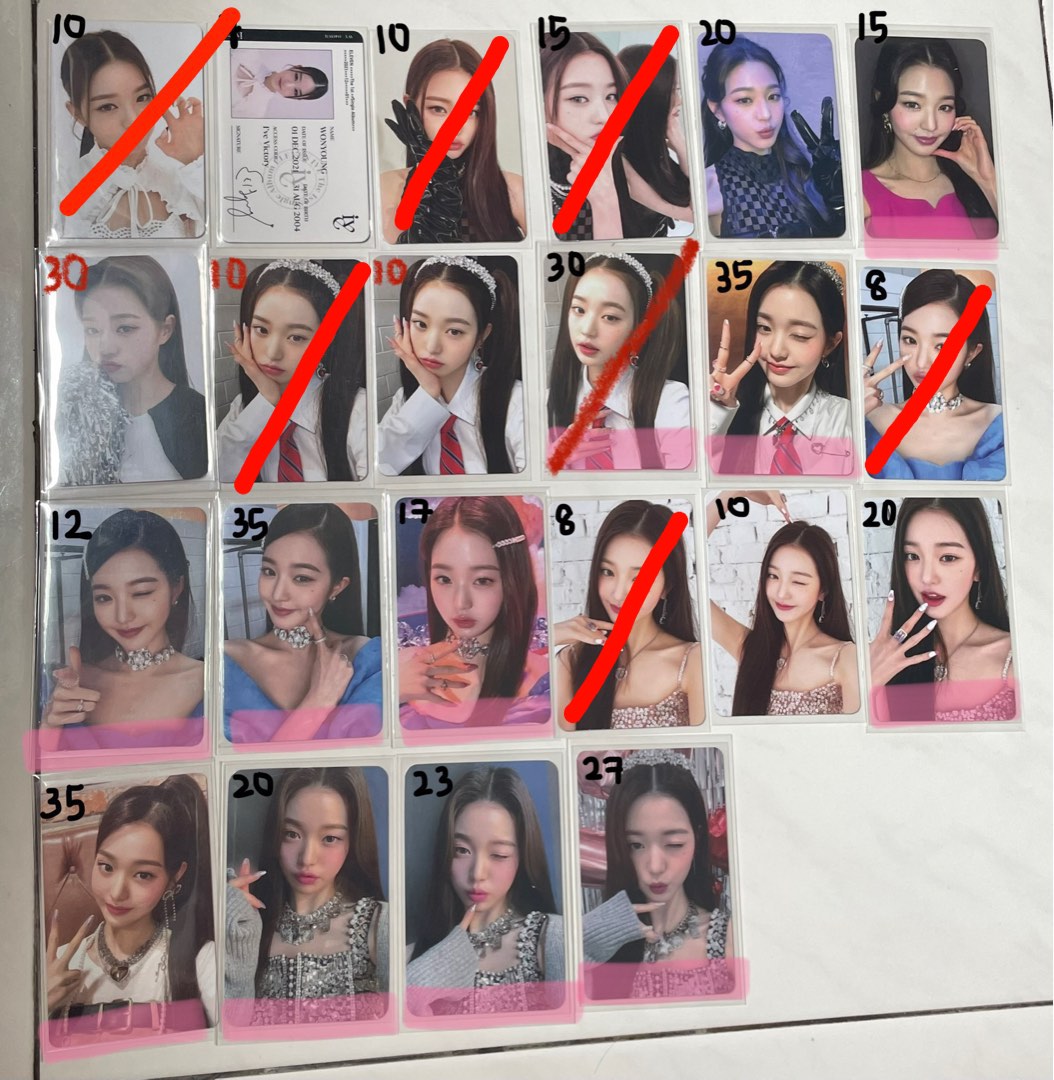 [WTS/WTT] ive izone wonyoung pob pc clearance love dive eleven yujin gaeul rei liz leeseo ...