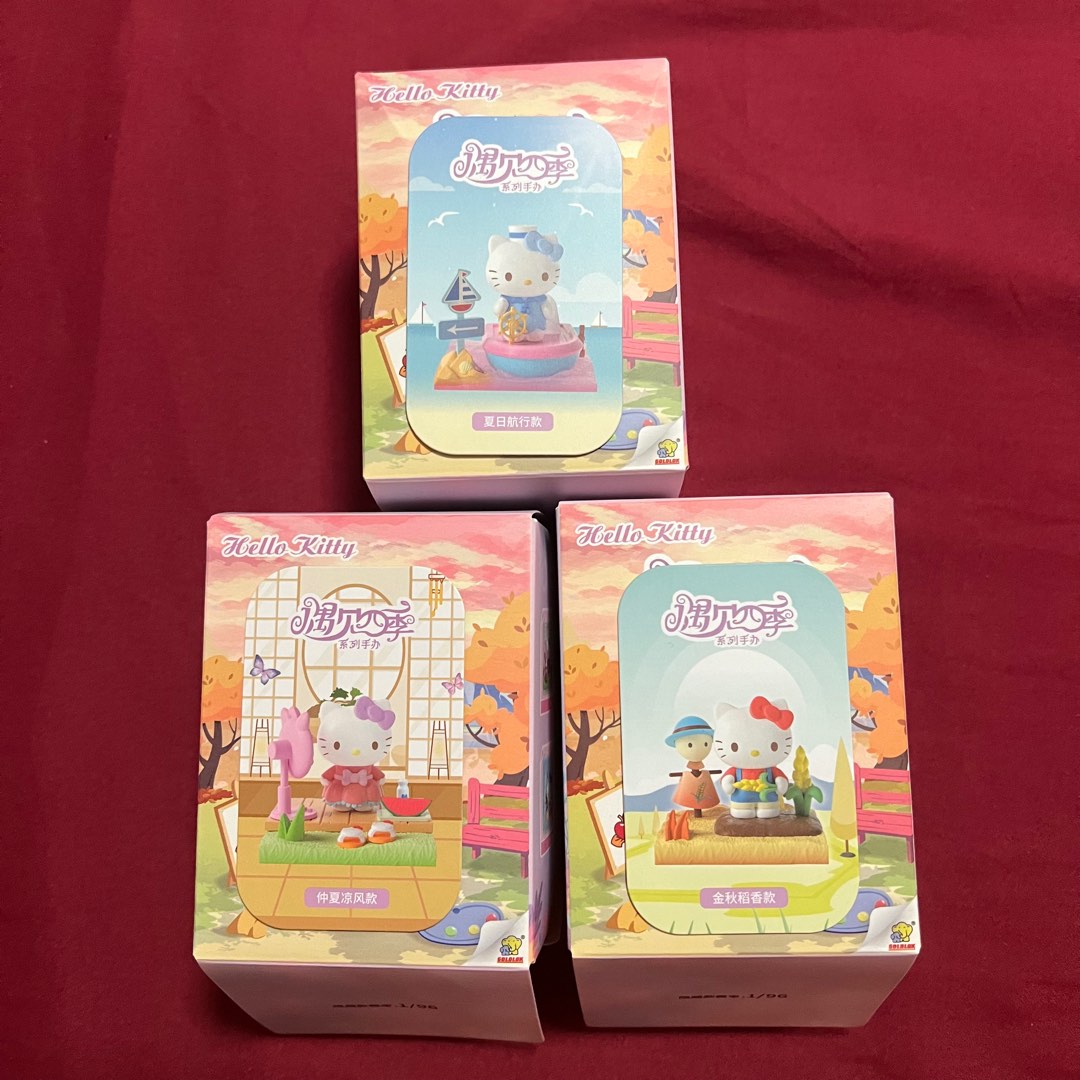 WTT CPCM Hello Kitty Four Seasons Blind Box (Hidden sail boat, #1 & #3 ...