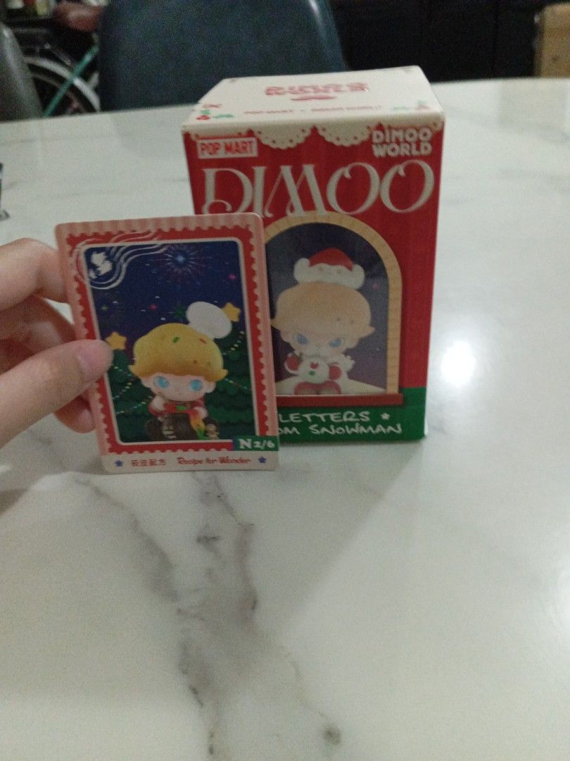 WTT/WTS popmart dimoo letters from snowman, Hobbies & Toys, Toys ...