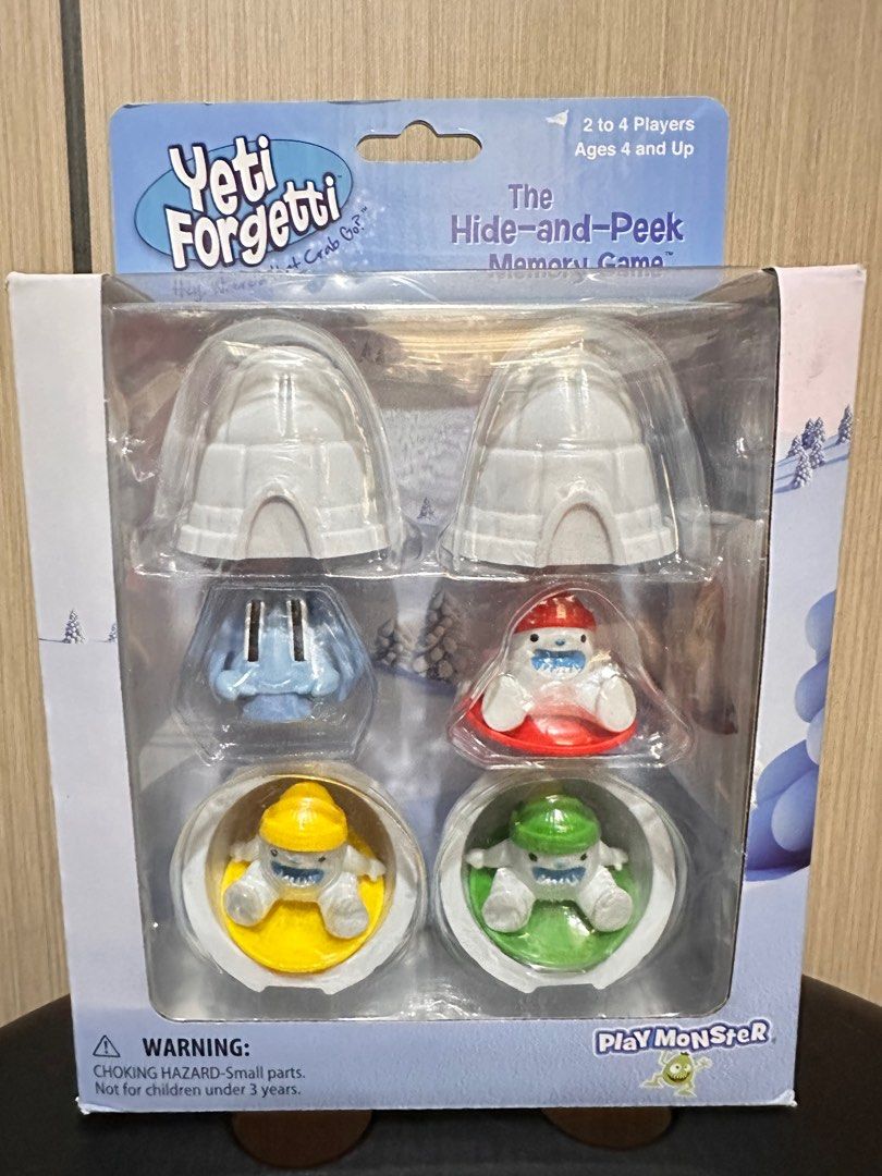 Yeti Forgetti The Hide-and-Peek Memory Game, Hobbies & Toys, Toys ...