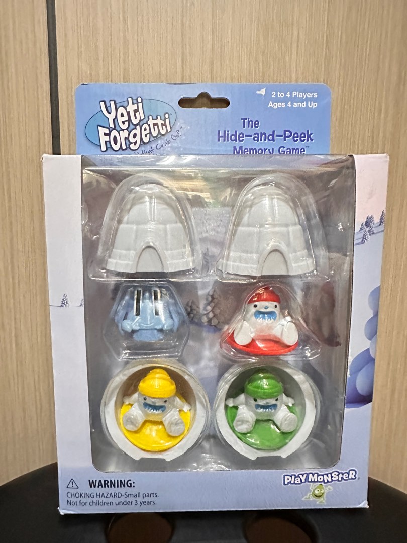 Yeti Forgetti The Hide-and-Peek Memory Game, Hobbies & Toys, Toys ...