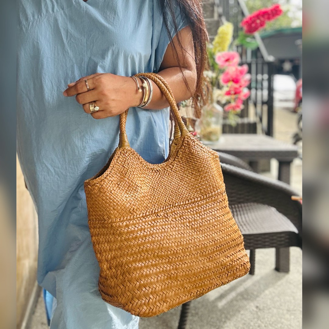 YOSHIE INABA. Braided bag, GENUINE LEATHER Woven bag, Luxury, Bags ...