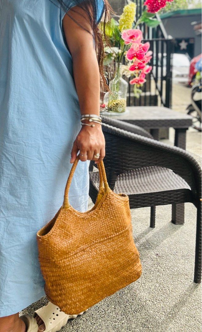 YOSHIE INABA. Braided bag, GENUINE LEATHER Woven bag, Luxury, Bags ...