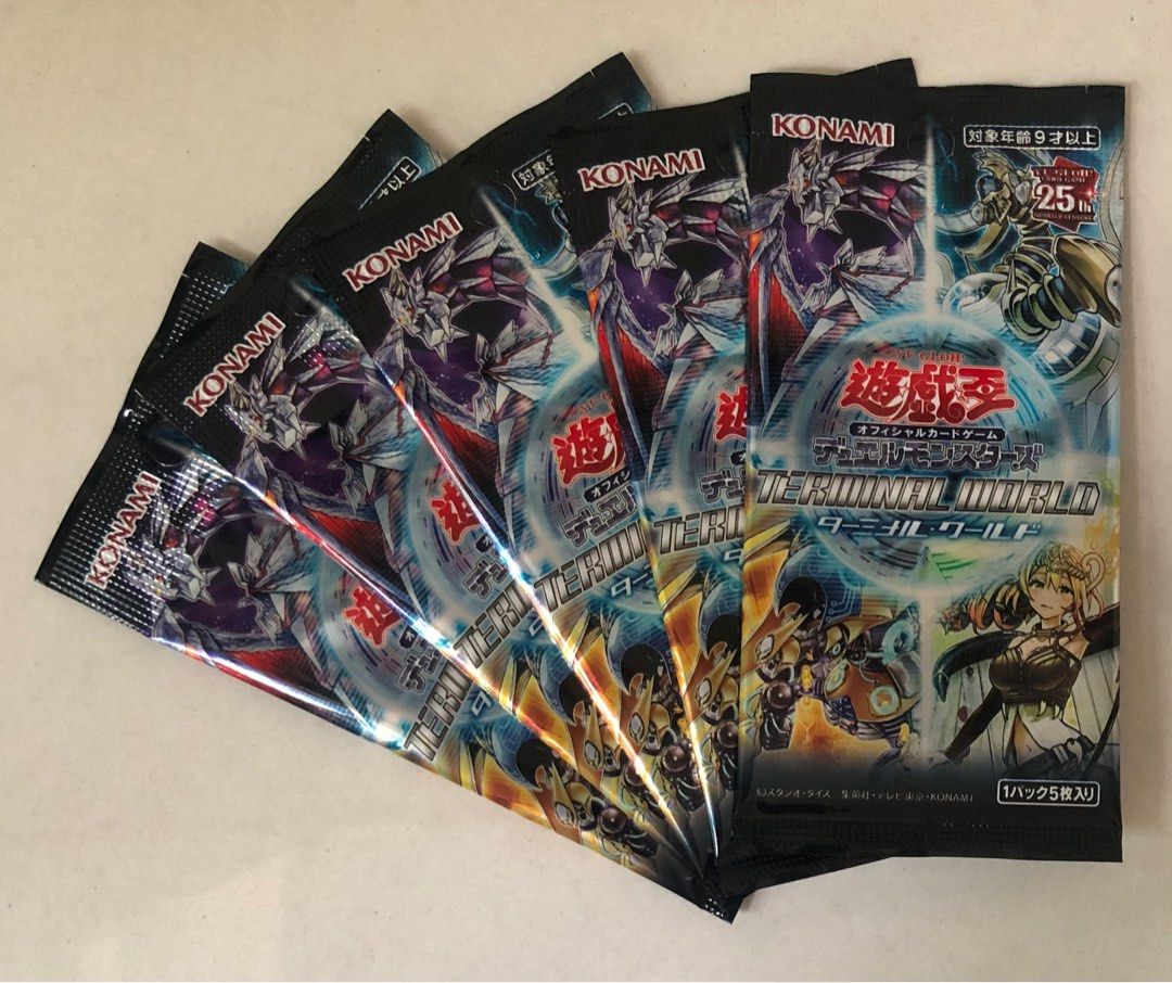 Yu-Gi-Oh! Terminal world (5 pack bundle), Hobbies & Toys, Toys & Games on Carousell