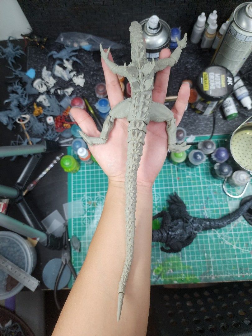 Zilla 1998 (3D Print Godzilla) (Scale with SHM), Hobbies & Toys, Toys ...