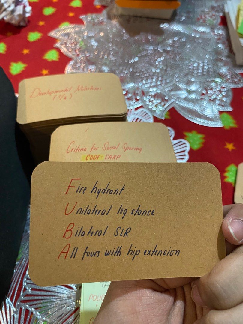 1000+ Handwritten Flashcards: Physical Therapy Licensure Examination ...