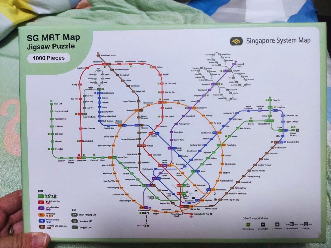 1000 PC knackstop MRT jigsaw puzzle, Hobbies & Toys, Toys & Games on ...