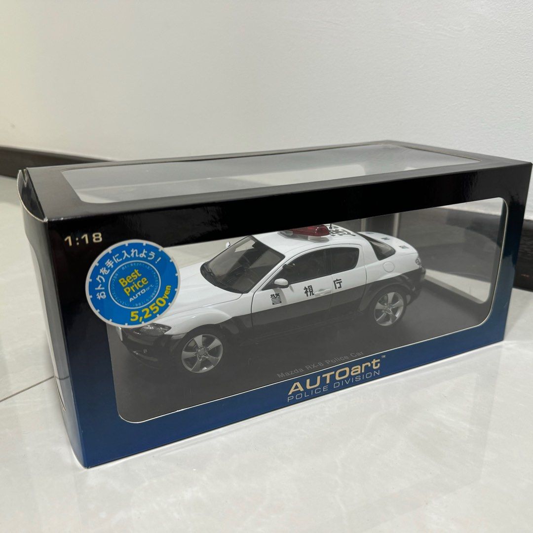 1:18 AutoArt Mazda RX-8 Police Car, Hobbies & Toys, Toys & Games on ...