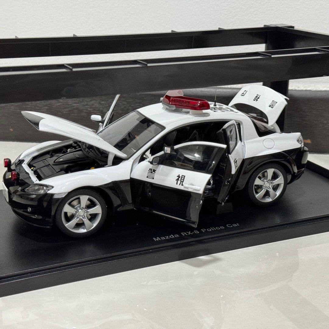 1:18 AutoArt Mazda RX-8 Police Car, Hobbies & Toys, Toys & Games on ...