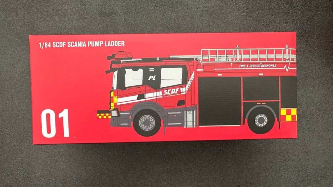 1/64 SCDF Pump Ladder, Hobbies & Toys, Toys & Games on Carousell