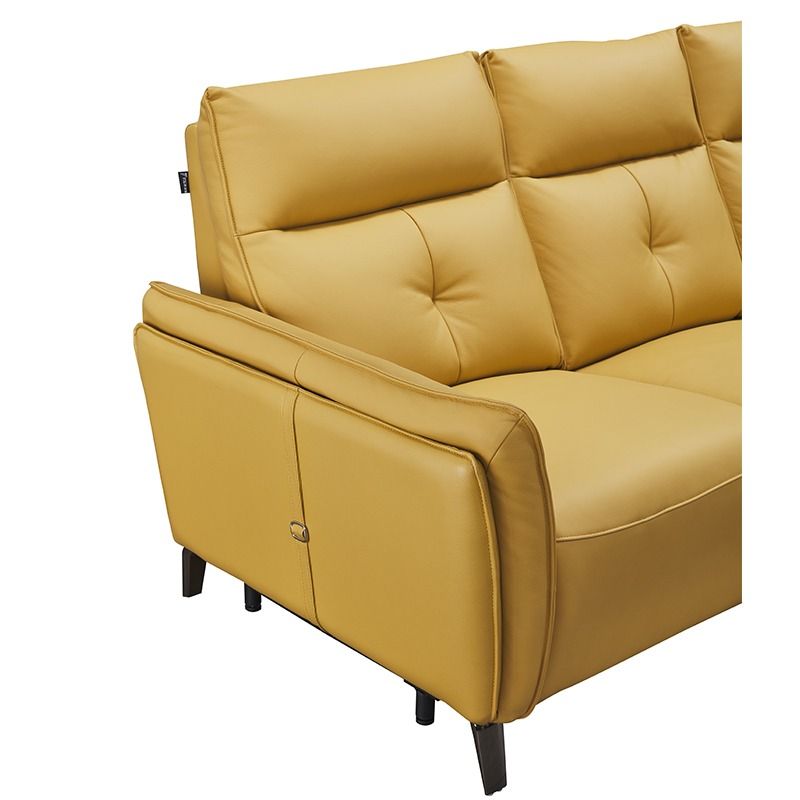 1Seater electric extension Sofa Genuine Leather Sofa Frame+sponge 30 ...
