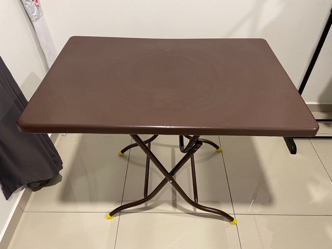 3V Folding Table Plastic 3x2 Feet, Furniture & Home Living, Furniture ...