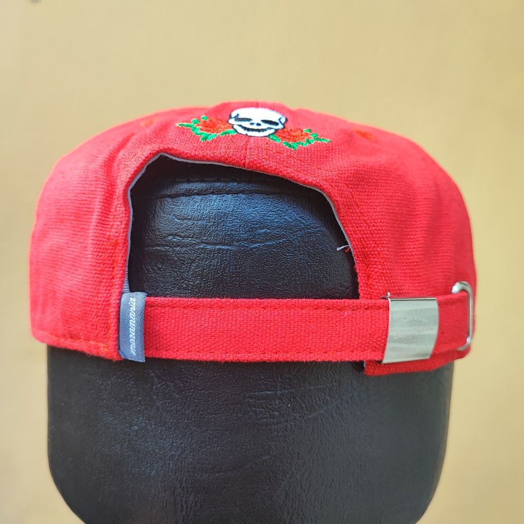 5 panel outdoor skull rose red cap by Mozamania, Men's Fashion, Watches ...