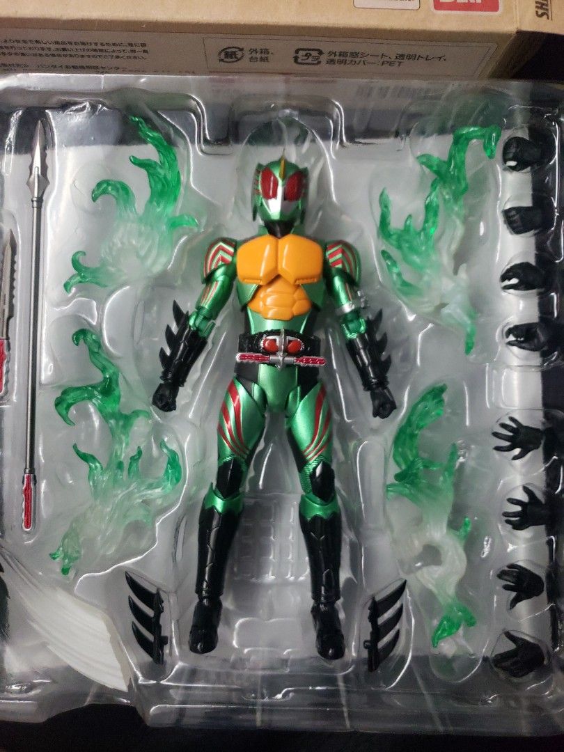 已開 日版 SHF Amazon Omega 亞馬遜 Kamen rider (元朗西鐵/大埔中心 交收), 興趣及遊戲, 玩具 & 遊戲類 ...