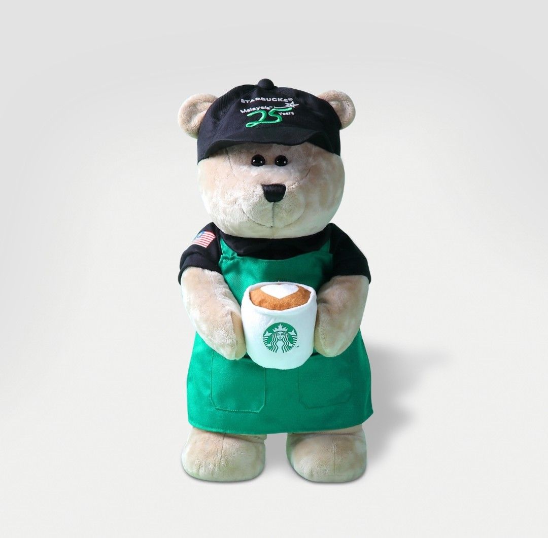 🆕 Starbucks Malaysia 25th Anniversary Celebration Life Sized Bearista ...