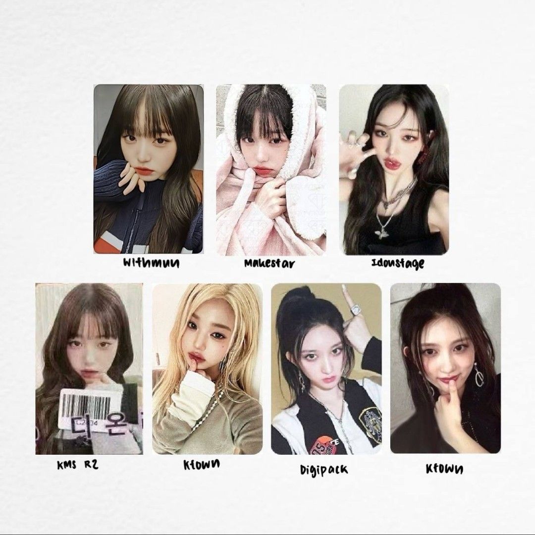 [ WTS / WTT ] IVE MINE WONYOUNG GAEUL POBS YUJIN LEESEO LIZ REI IDOUSTAGE KMS R2 WITHMUU KTOWN4U ...